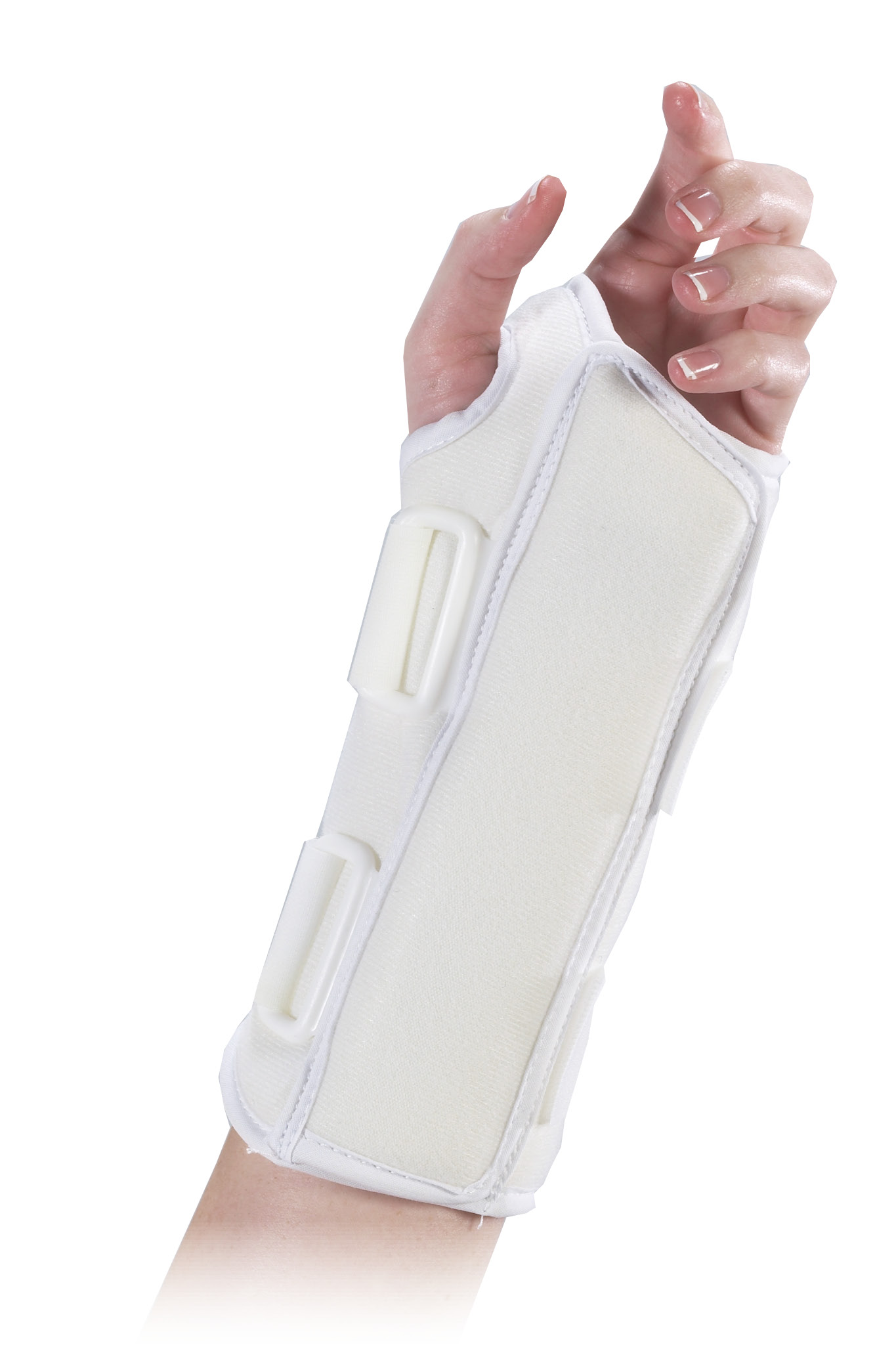 8 in Universal Wrist Splint - Left -White