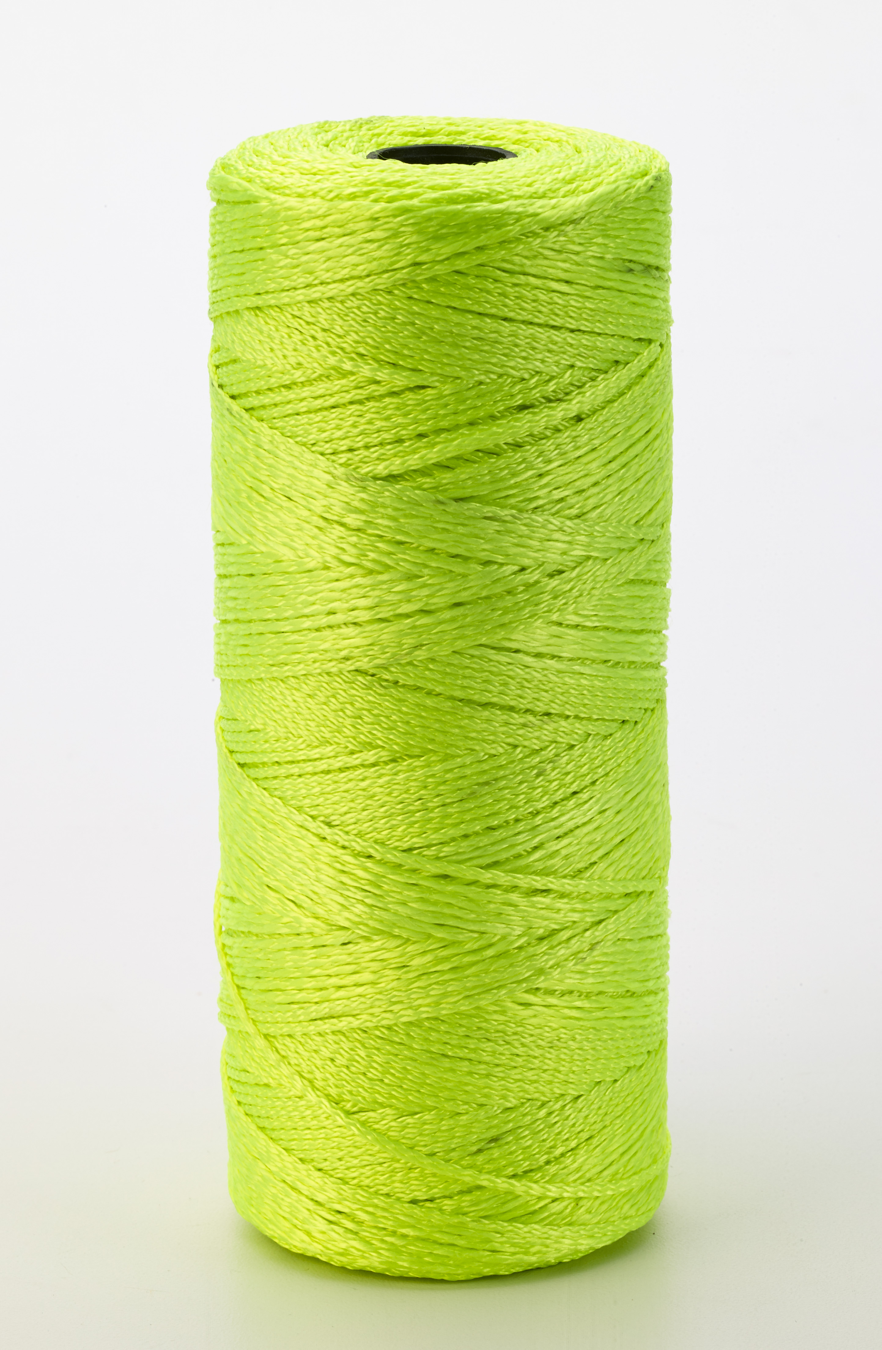 Nylon Mason Twine, 1/2 lb. Twisted, 18 x 550 ft., Glo Lime (Pack of 6)
