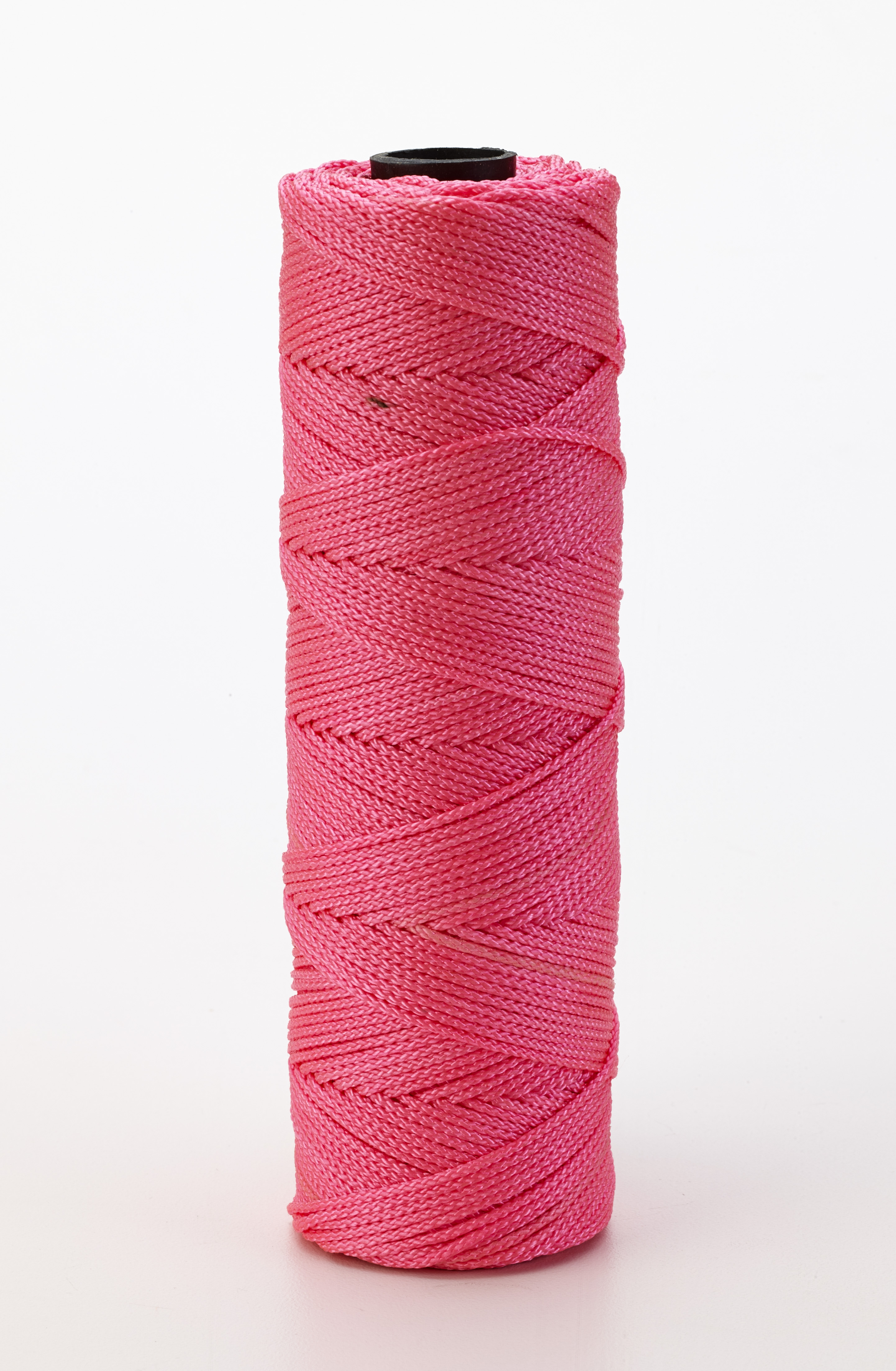 Nylon Mason Twine, 1/4 lb. Braided, 18 x 250 ft., Glo Pink (Pack of 6)