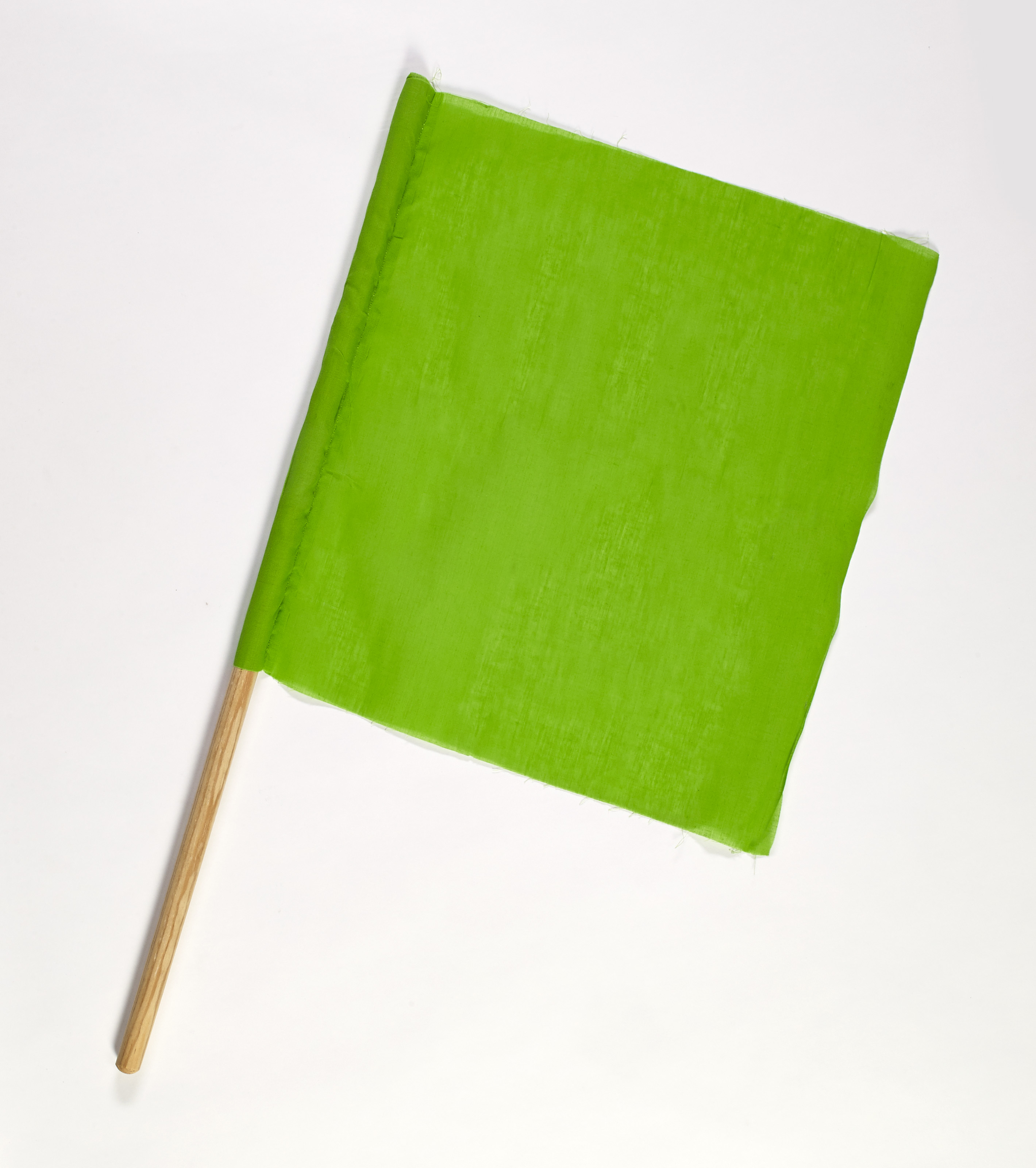 Cloth Signal Traffic Warning Flag, Green, 18 in. x 18 in. x 24 in ...