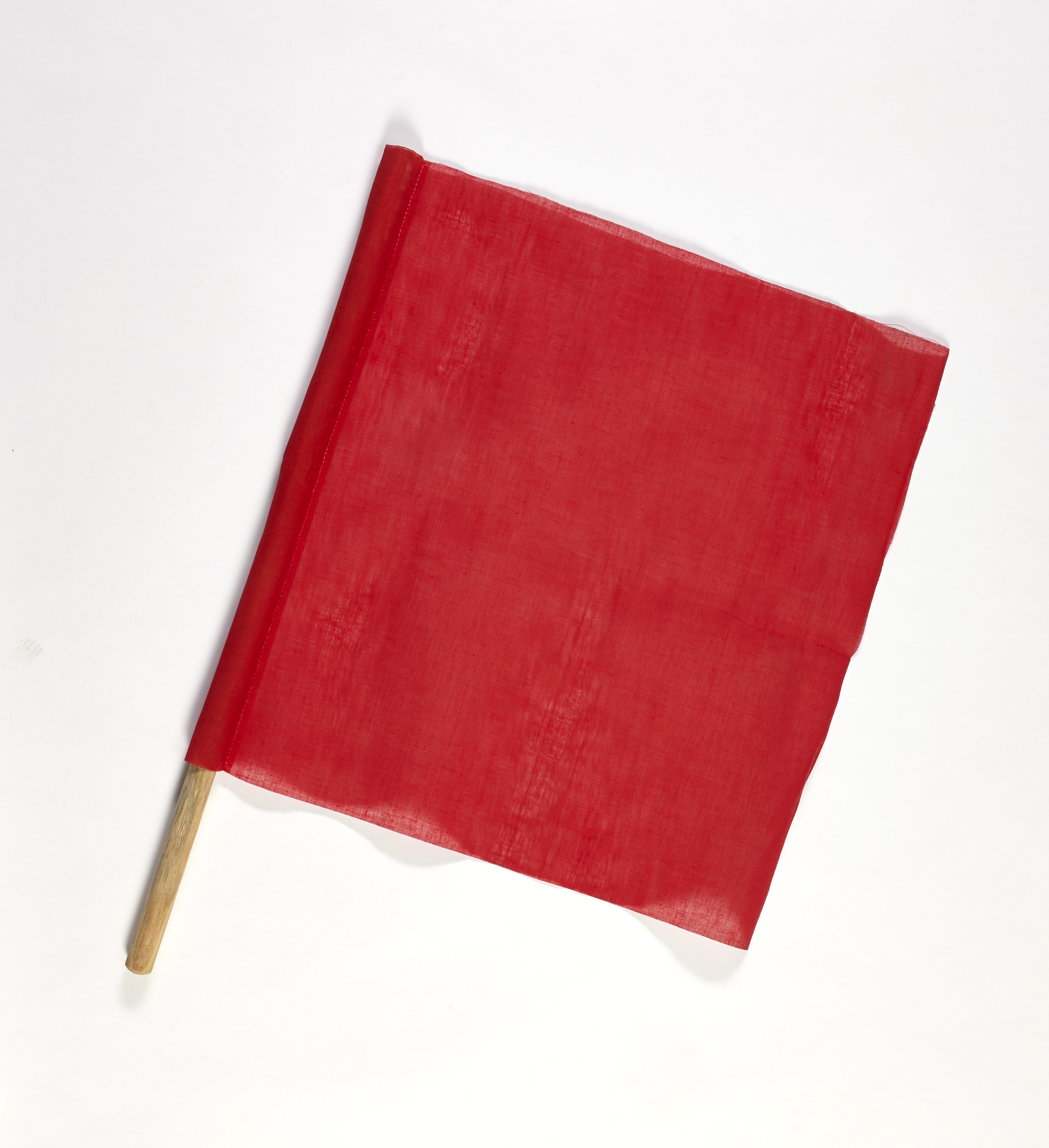 Cloth Signal Traffic Warning Flag, Red, 18 in. x 18 in. x 24 in. (Pack ...
