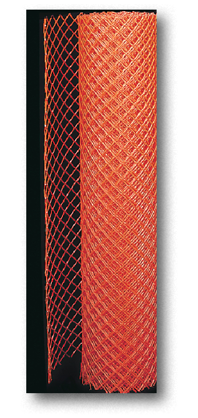 Heavy-Duty Diamond Link Fence, 4' x 100', Orange