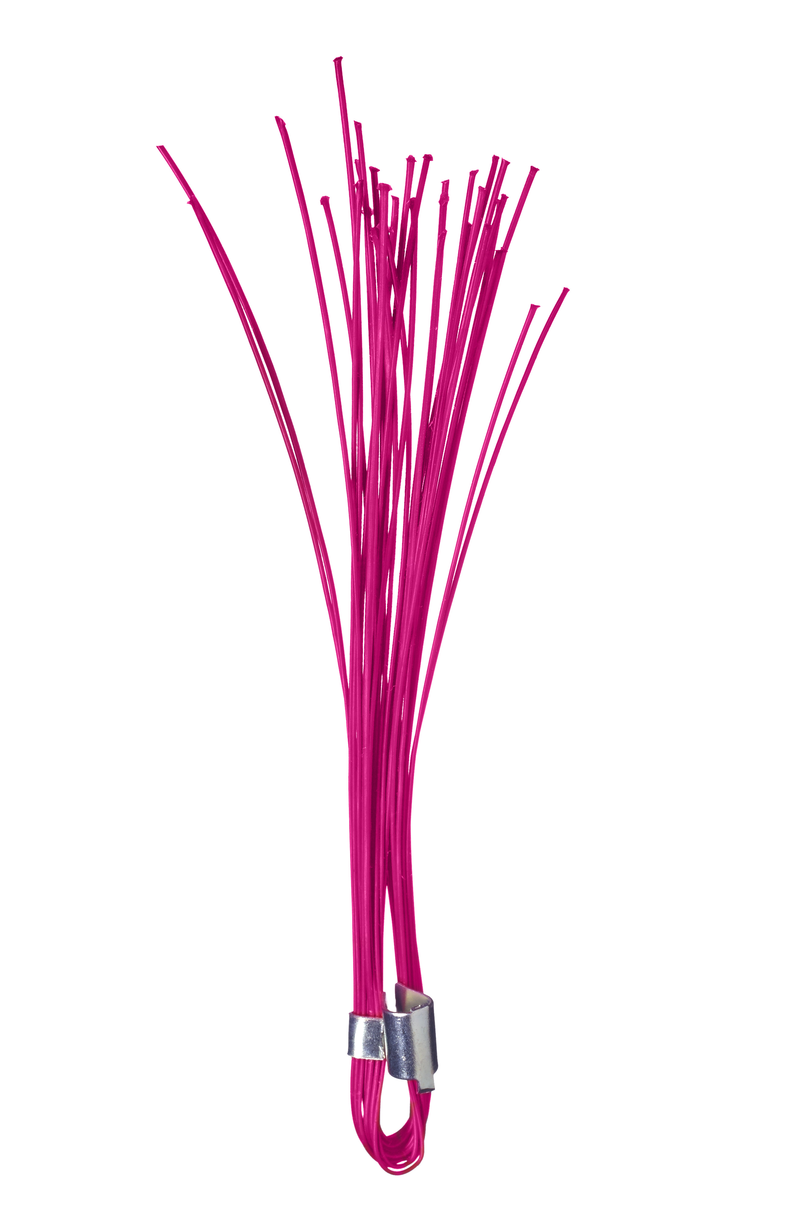 Stake Whiskers, 6", Glo Pink, 500/Box