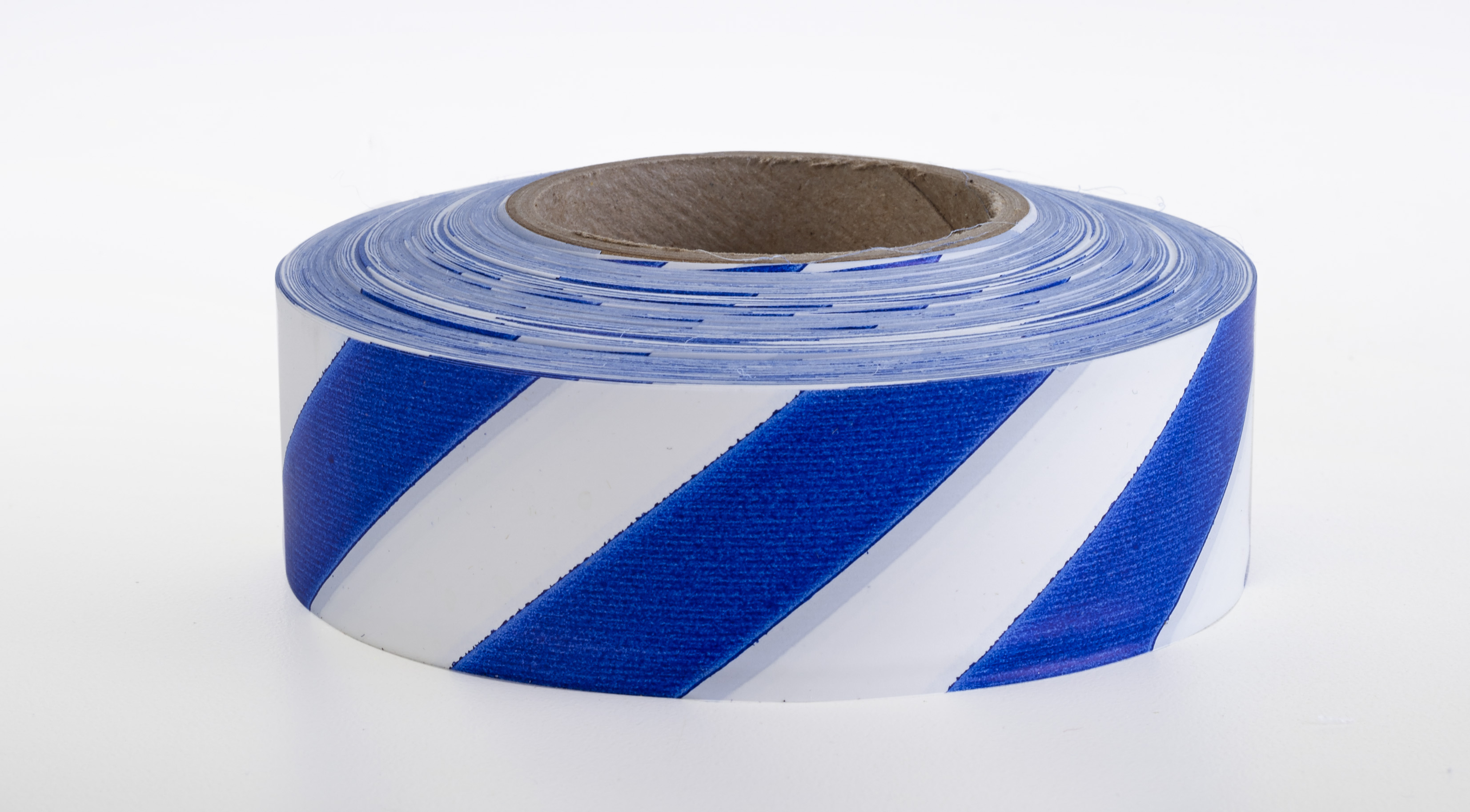 Flagging Tape Ultra Standard, 1-3/16" x 100 YDS, Blue and White Stripe ...