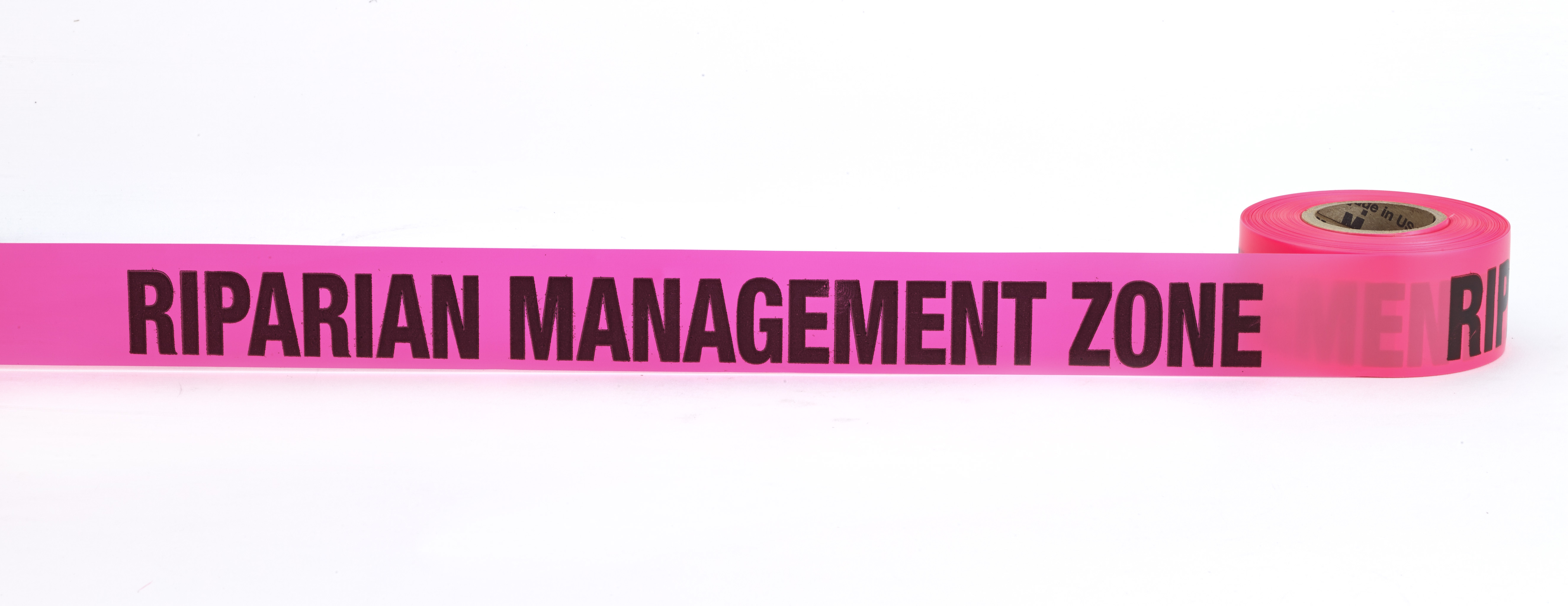 Flagging Tape Printed "Riparian Management Zone", 1-1/2" x 50 YDS, Glow ...