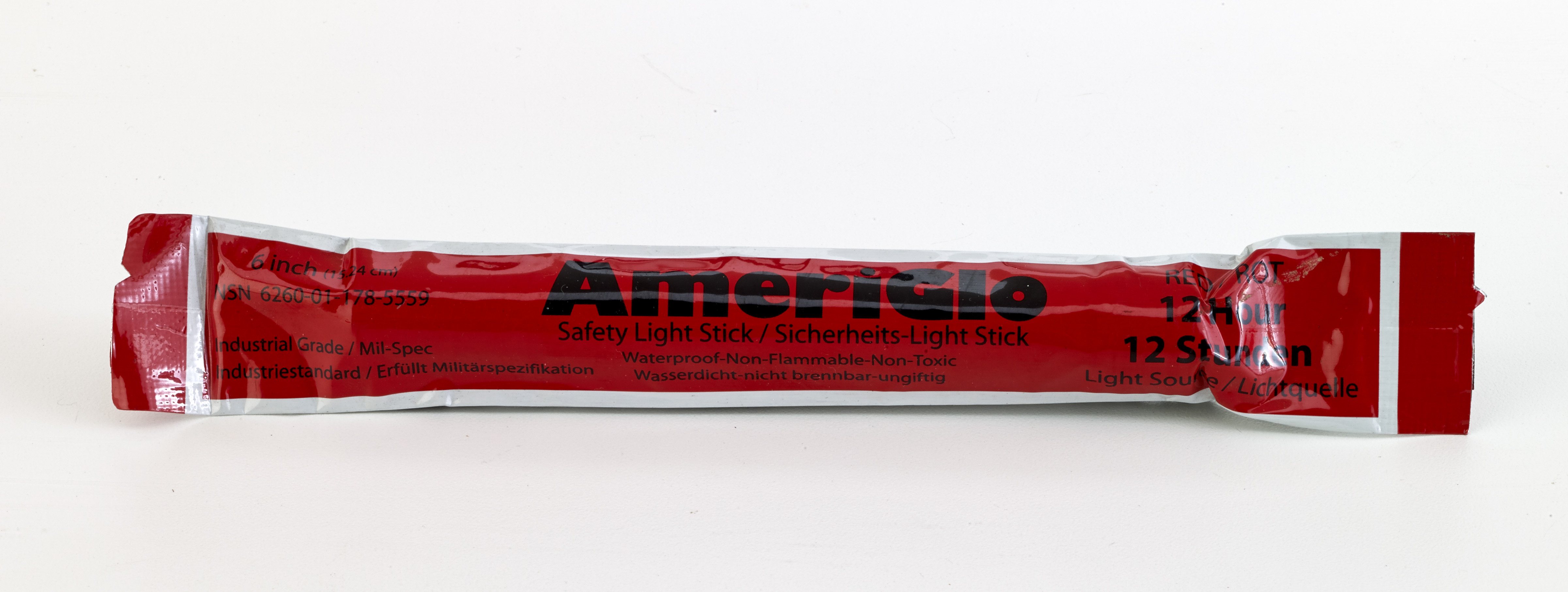 Cyalume 12 hours Lightstick, 6" Length, Red (Pack of 10)