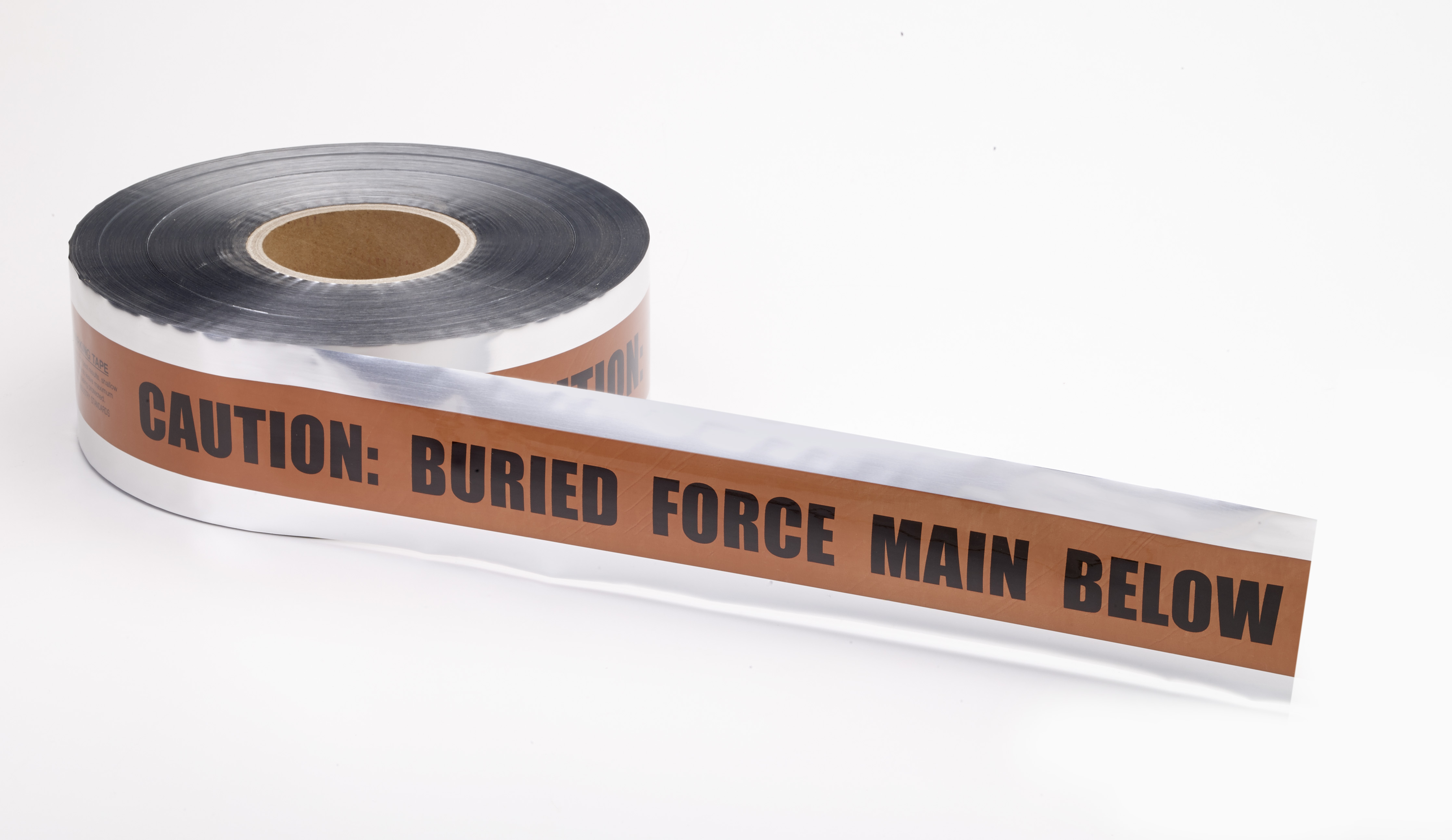 Polyethylene Underground Force Main Detectable Marking Tape, 1000 ...