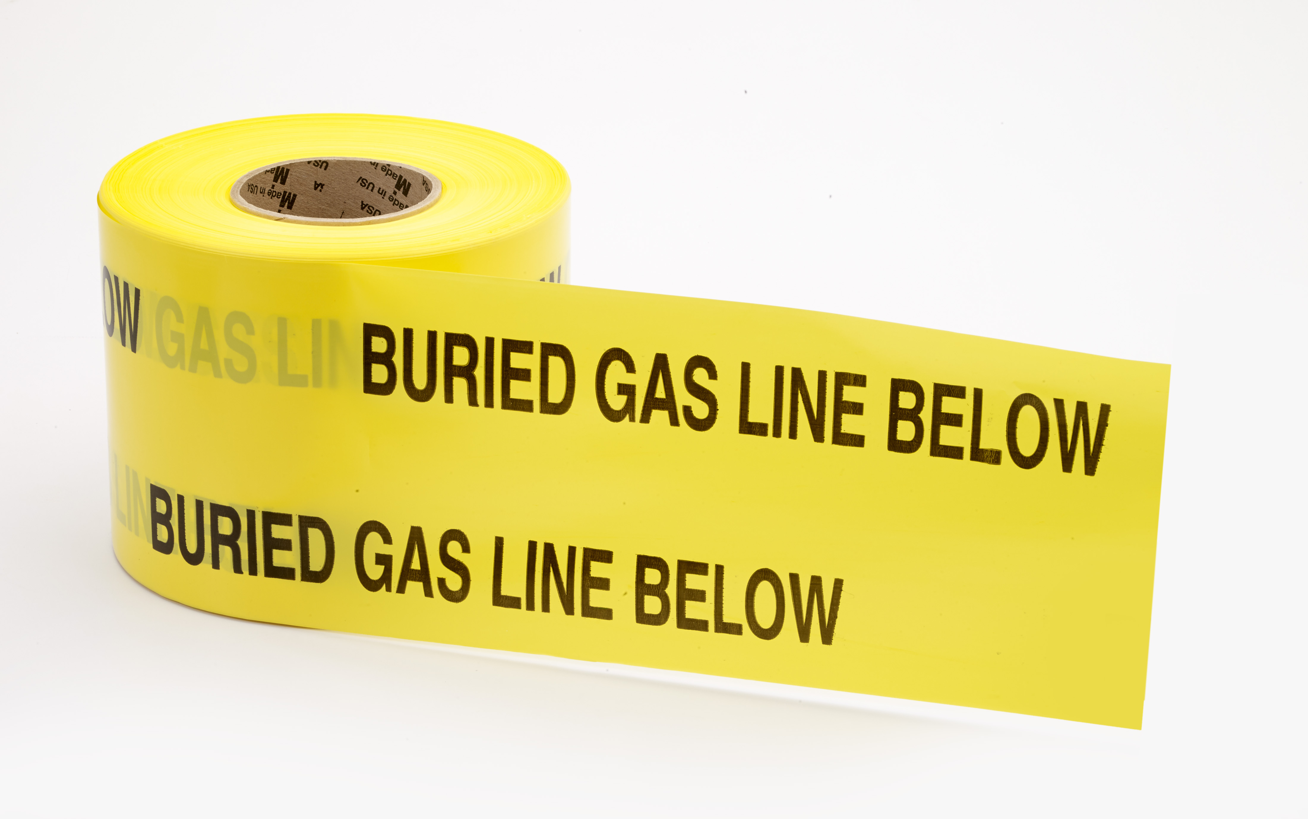 Polyethylene Non Detectable Underground Gas Line Marking Tape, 4.5 mil ...