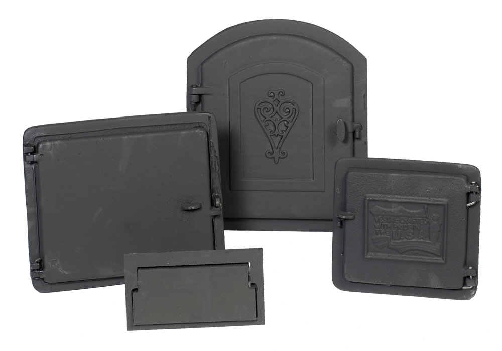 8X8 Steel Clean Out Door