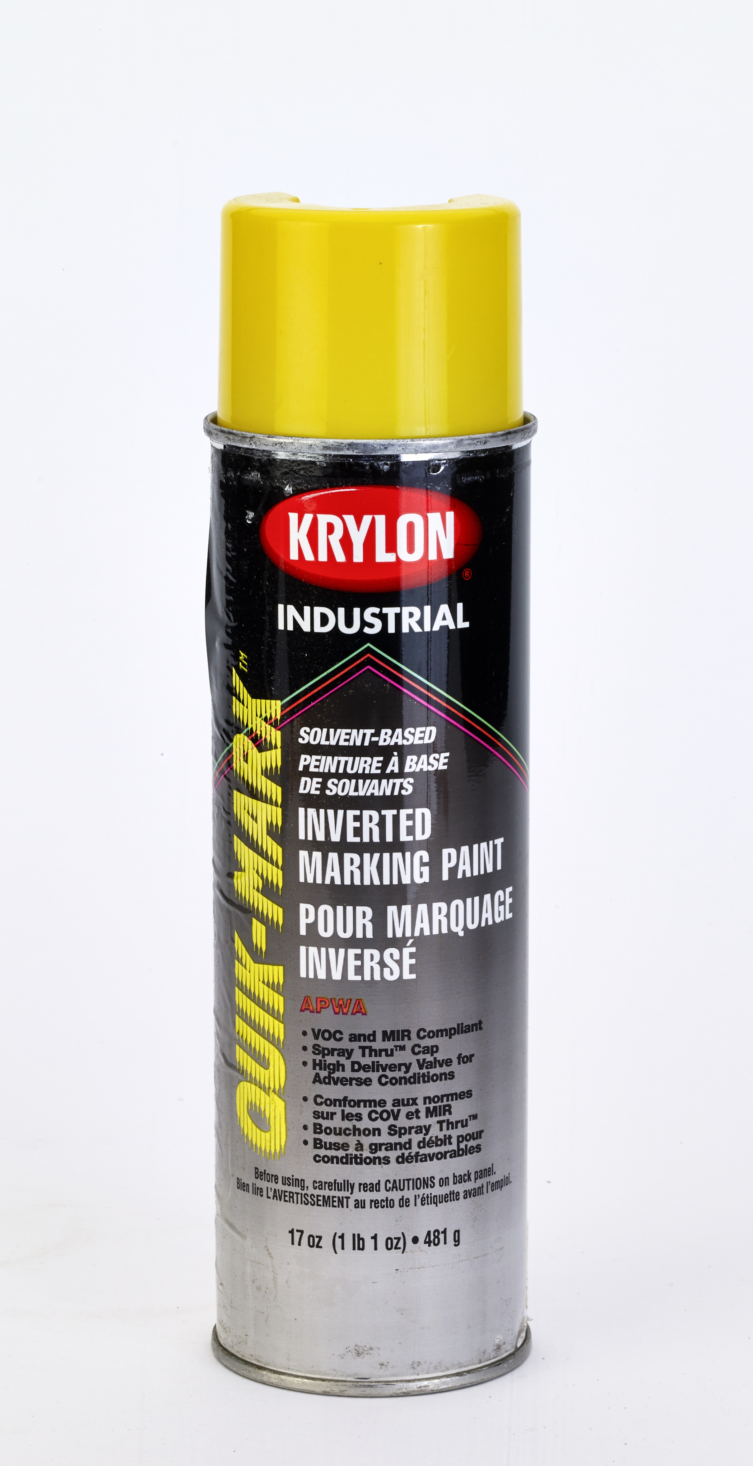 Krylon Inverted Marking Paint, 20 oz, 12 PK, S03821V-Apwa Hi Visibility ...