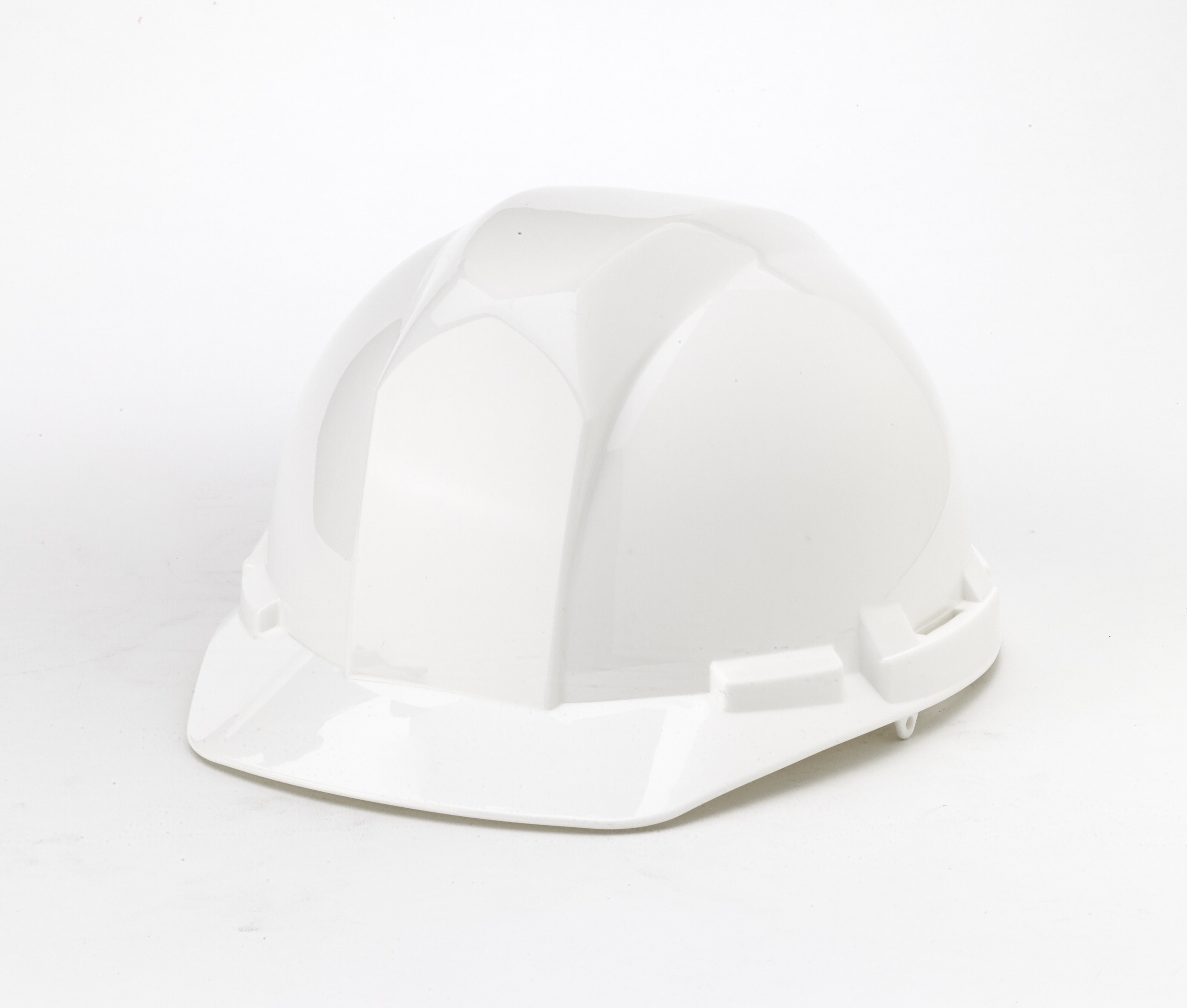 Polyethylene 4-Point Ratchet Suspension Hard Hat, White