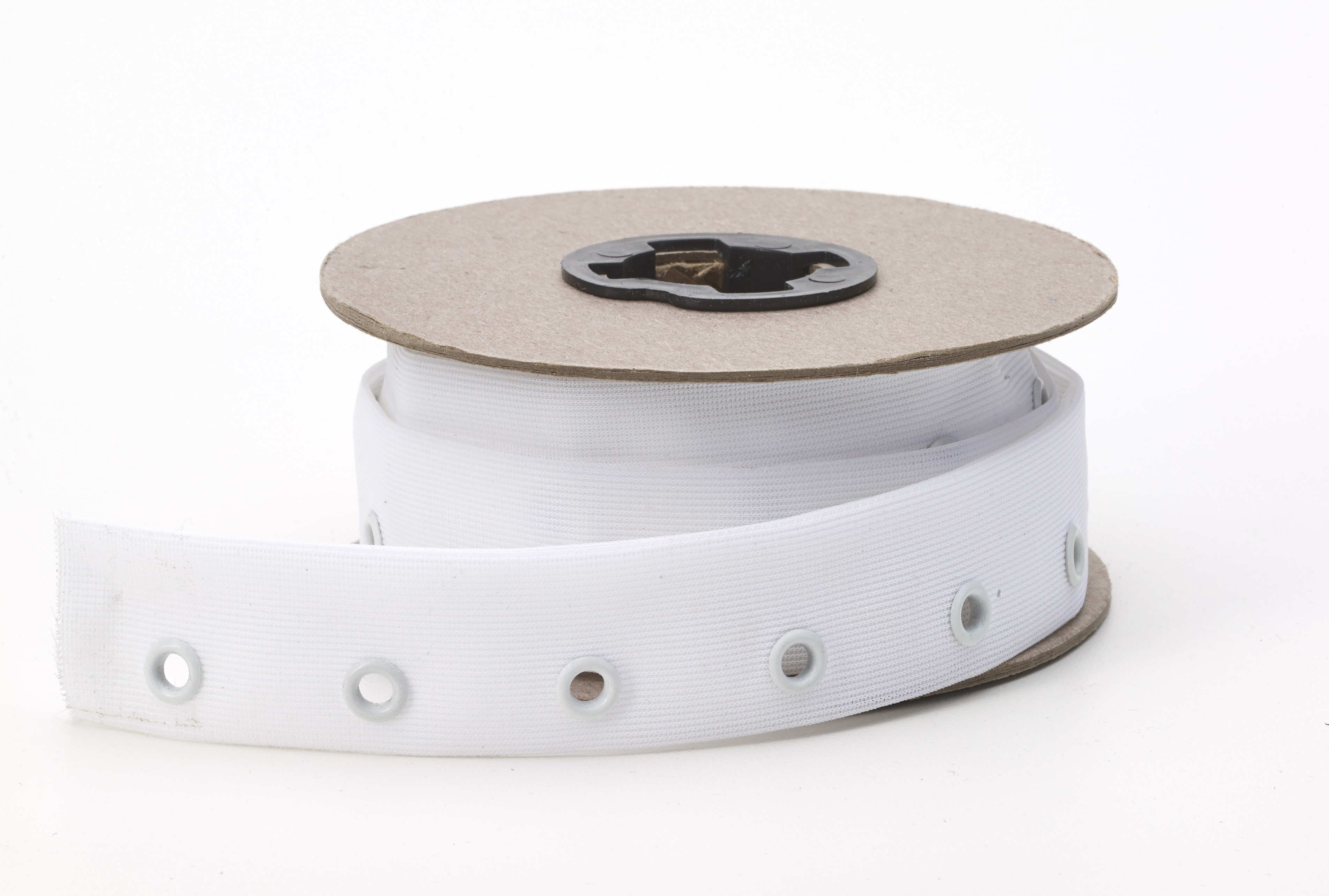 Eyelet side seam lacing tape - 6 yards, White