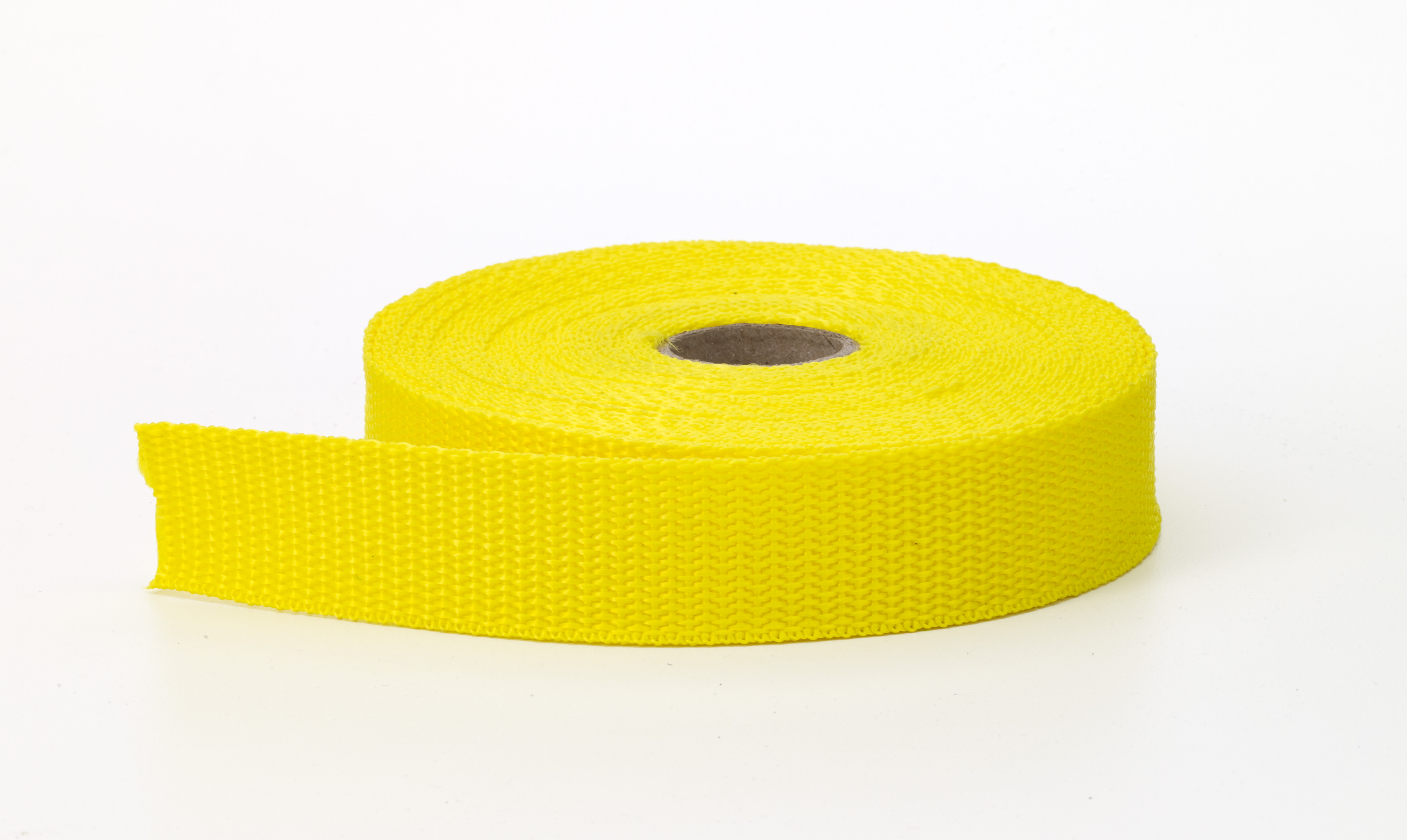 Polypropylene webbing, 2 in Wide, 10 yds, Yellow