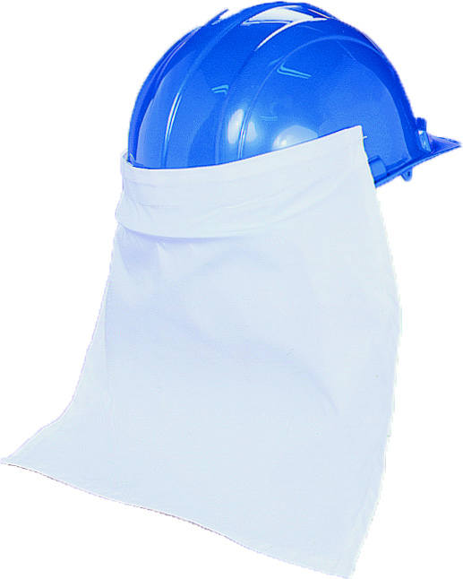 Cotton Economy Nape Protector, 13-1/2" Length x 13" Width, White