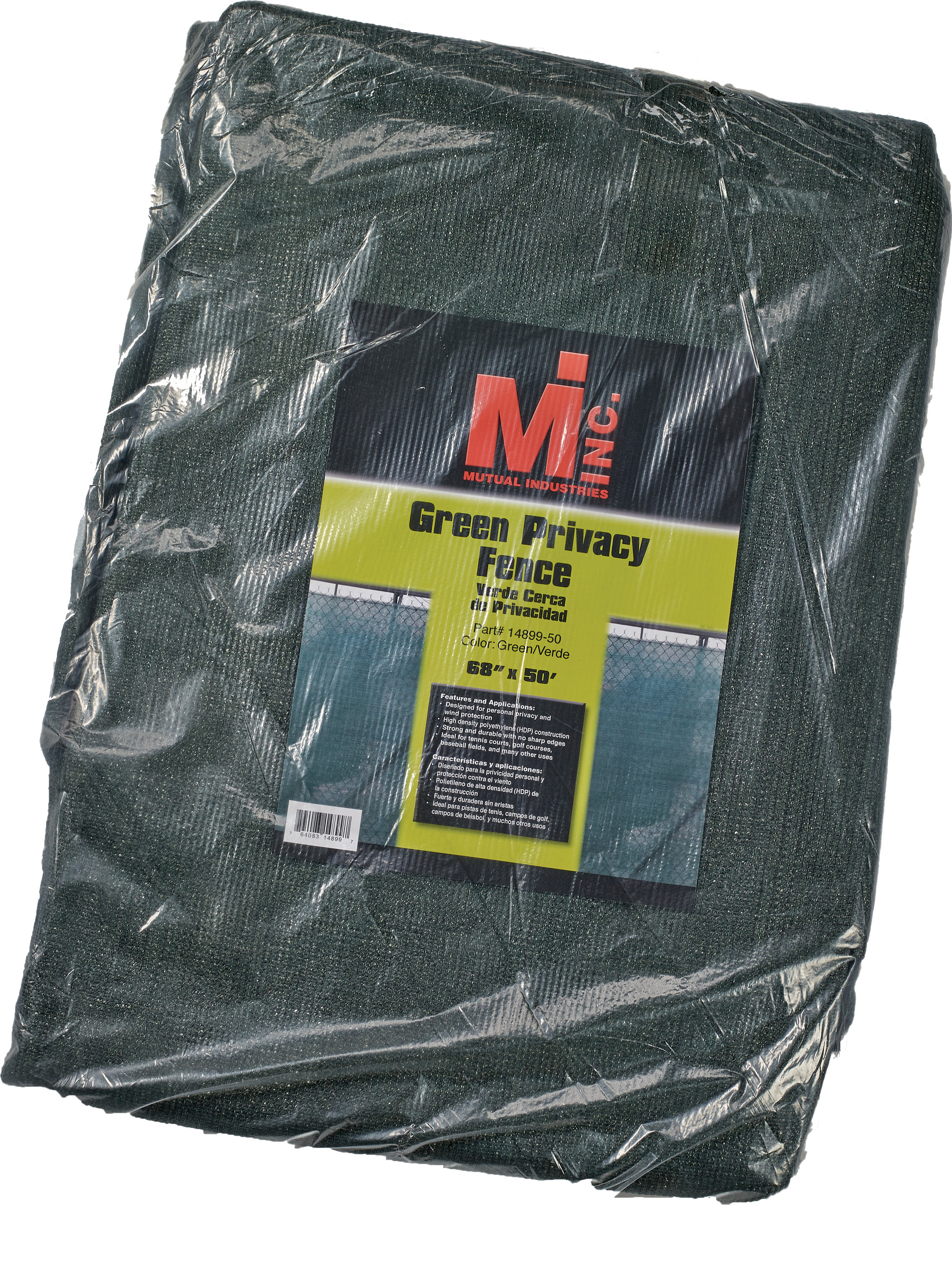 Polyethylene Privacy Screen Safety Fence with Grommets, 50 ft. Length x ...